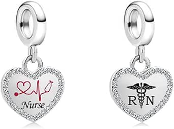 Amazon.com: ZakiaHo Gifts for RN Nurse Practitioner Dangle Stethoscope ...