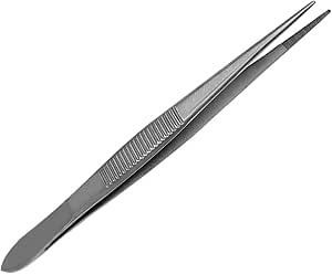 Amazon.com : Splinter Forceps - Fine Point - Tweezers Stainless Steel ...