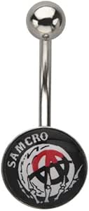Amazon.com: 316L Surgical Steel Titanium Plated Sons of Anarchy "A ...