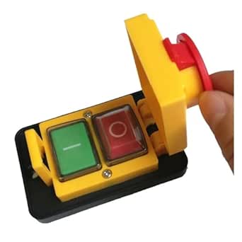 DZ05 7 Pins 400V IP55 Three-Phase Electromagnetic Emergency Stop Push ...