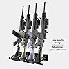 Amazon.com: Ecomlively Vertical Gun Rack for Wall, Gun Hangers with ...