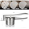 Amazon.com: Potato Ricer, Sopito Upgraded Stainless Steel Potato Masher ...