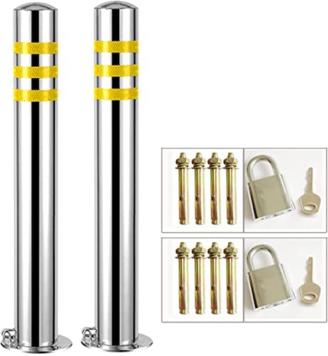 Amazon.com: ZHAOCC Parking Post, Parking Barrier, for Parking Lot Set ...