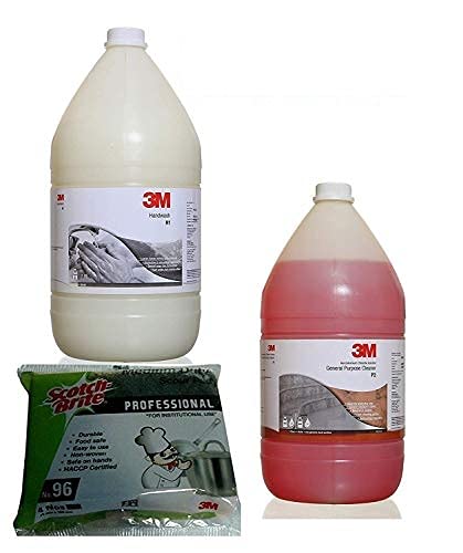3M H1 HANDWASH AND P2 GENERAL PURPOSE CLEANER(PACK OF 5L EACH) : Amazon ...