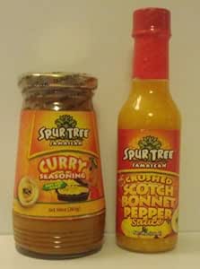 Amazon.com : Spur Tree Jamaican Curry Small + Scotch Bonnet Pepper Pack ...