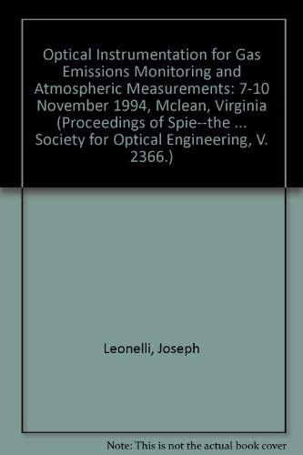 Optical Instrumentation for Gas Emissions Monitoring and Atmospheric ...