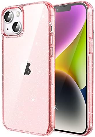 JETech Glitter Case for iPhone 13 6.1-Inch, Bling Sparkle Shockproof ...