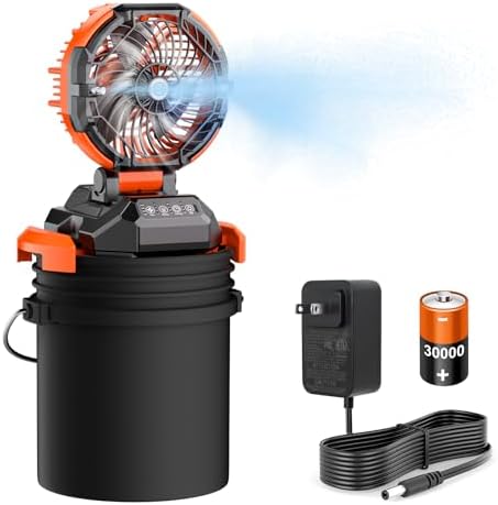 Amazon.com: CRAFTSMAN V20 Cordless Personal Fan, Misting Fan, Settings ...