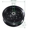Amazon.com : POSEAGLE 2 Pack 532196106 Husqvarna Idler Pulley with ...