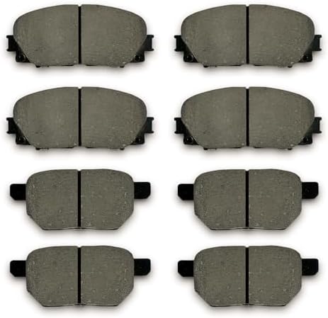 Amazon.com: D1184 D1423 Front Rear Ceramic Brake Pads Sets Fit For ...
