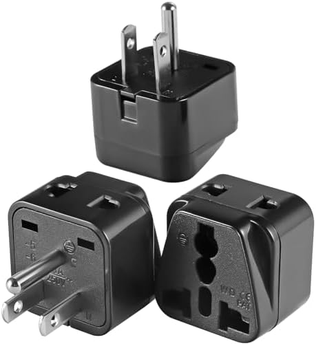Amazon.com: Unidapt US Travel Plug Adapter, EU,AU,UK,NZ,CN,in to USA ...