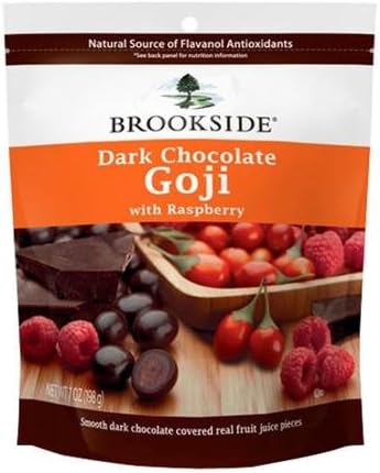 Amazon.com : BROOKSIDE Dark Chocolate Candy, Goji & Raspberry, 7 Ounce ...