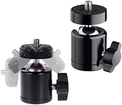 SMALLRIG Mini Ball Head 360°Swivel, Ballhead Mount with Maximum Load ...