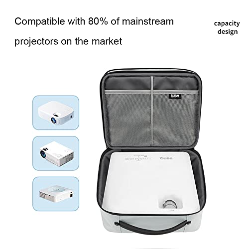 Hosoncovy Double Layer Projector Carrying Case Projector Travel Bag ...