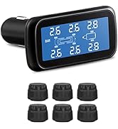 Amazon.com: B-Qtech Tire Pressure Monitoring System (0~199PSI) 6 ...