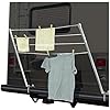 Amazon.com: KUAFU RV Clothes Drying Rack Bumper-Mounted Clothesline ...