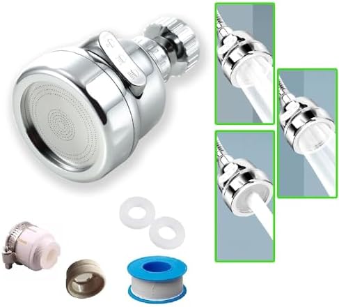 Buy Tap Extender for Kitchen Sink,360° Rotatable Splash Filter Faucet ...