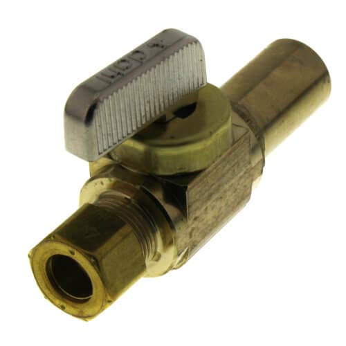 1/2" CTS ProPress Compatible x 3/8" OD Comp Straight Supply Stop, Lead ...