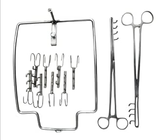 Rumenotomy Set, For Veterinary Use, Silver OR Black : Amazon.in ...