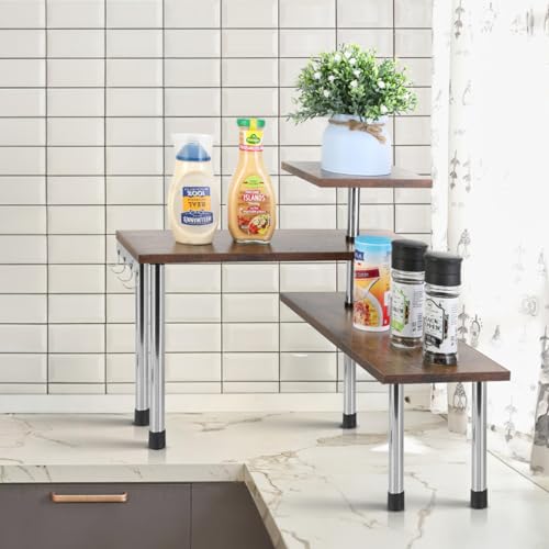 Snapklik.com : OUTREE 3 Tier Kitchen Countertop Organizer Spice Rack