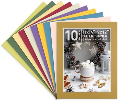 Amazon.com: Golden State Art, 10 Pack 11x14 Mixed Color Picture Frame ...