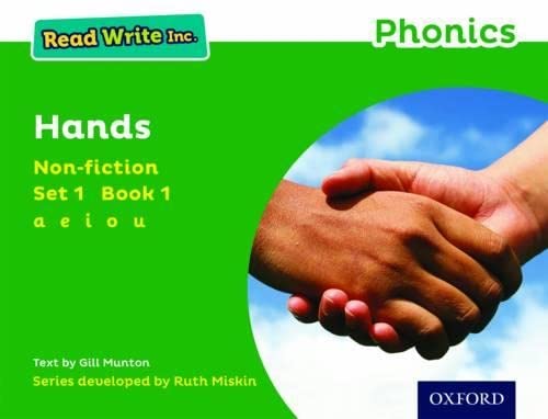 Read Write Inc. Phonics: Green Set 1 Non-fiction 1 Hands: Munton, Gill ...