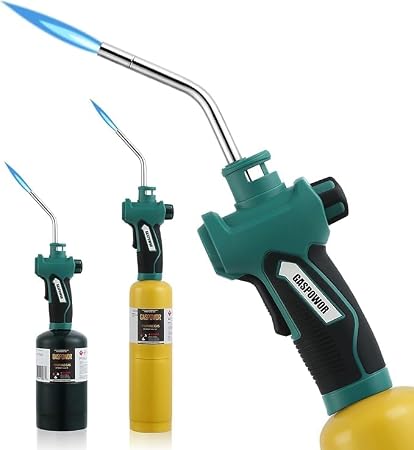 GASPOWOR Propane Torch Trigger Start, Universal Torch Head for Propane ...