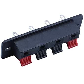 3NH® 5 Pcs 4 Pins Spring Loaded Push Type Speaker Terminal Board ...