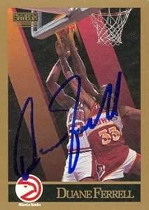 Duane Ferrell autographed Basketball Card (Atlanta Hawks) 1990 Skybox ...