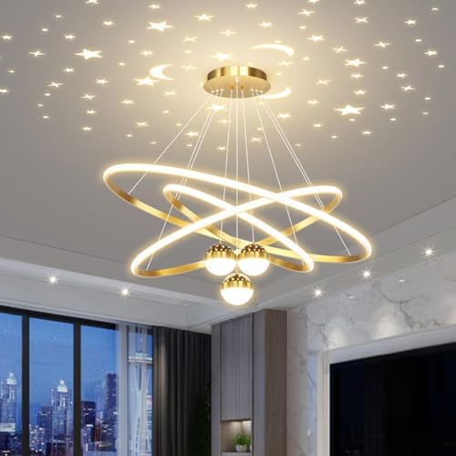 Aleaty LED Dining Table Hanging Dimmable Dining Table Modern Hanging ...