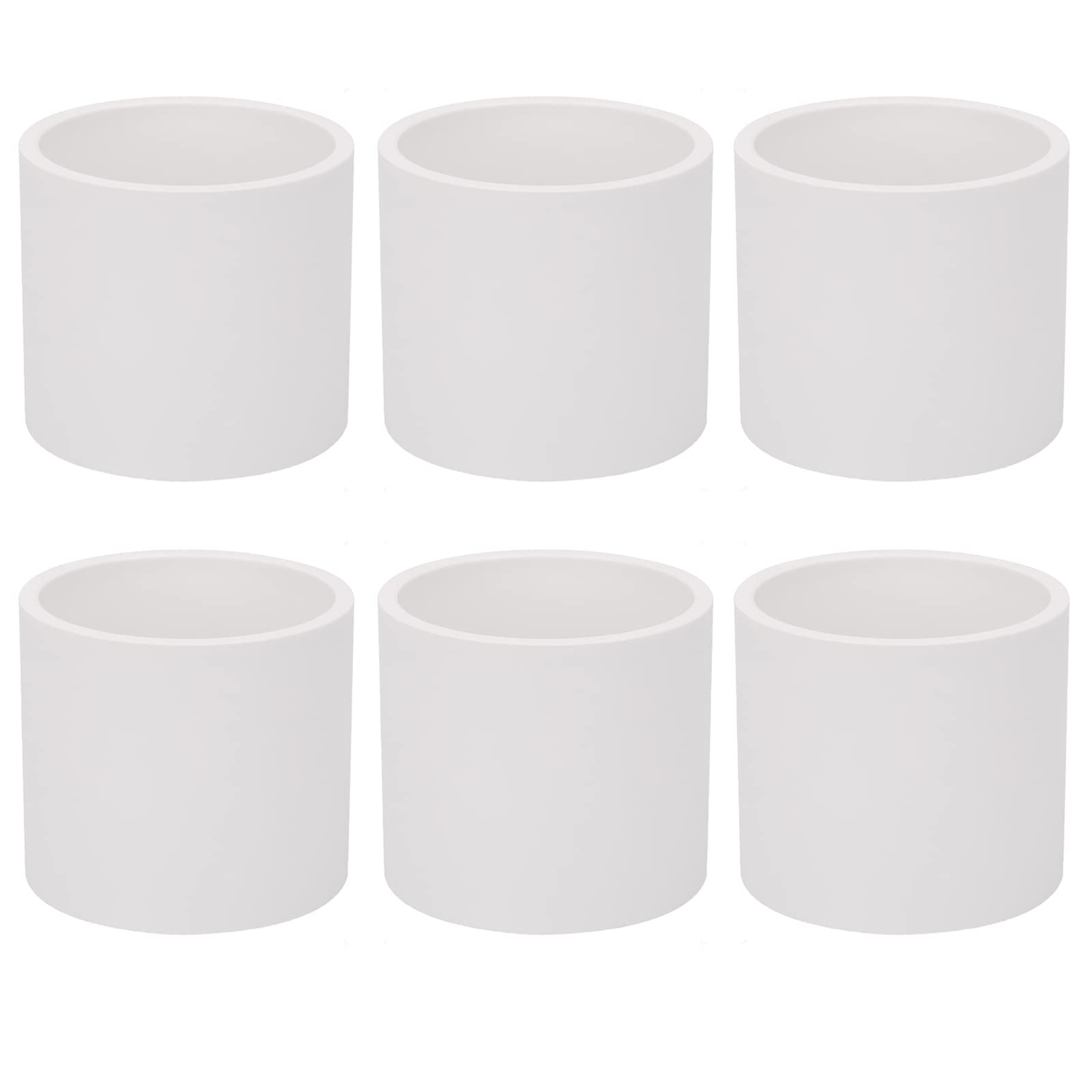 Buy 6Pack 2" PVC Pipe Coupling Adapter Pipe Fittings (Socket x Socket ...