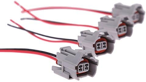 Amazon.com: laffoonparts 4pcs Fuel Injector Connector Socket Plugs with ...