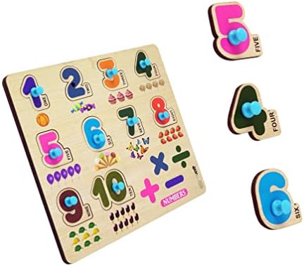 BitFeex® 1 to 10 Numbers Alphabets Wooden Toys for Kids 3 + Jigsaw ...