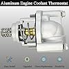 Amazon.com: LLANNDER Aluminum Engine Coolant Thermostat Housing ...