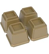 Amazon.com: Napnapday Bed Risers 2 Inch Heavy Duty Bed Furniture ...