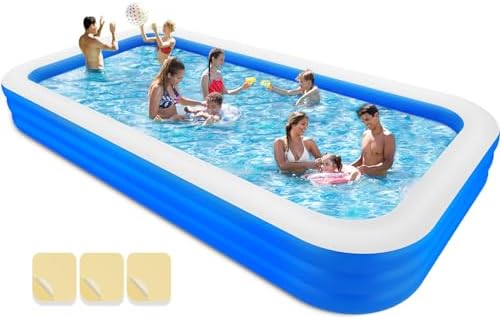 Amazon.com: StarOcean Inflatable Pool with Canopy, 2024 Large ...