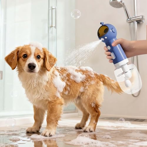 Amazon.com: Electric Foaming Shampoo Dispenser for Dog & Cat Bathing ...