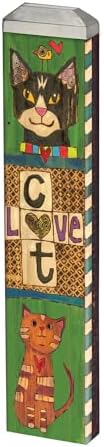Amazon.com : Studio M - Peace Love Beach Art Pole Outdoor Decorative ...