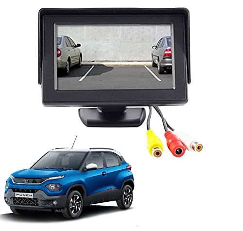 RS Enterprises Cars Tata Punch Car LCD TFT Dashboard Display 4.3 Inch ...