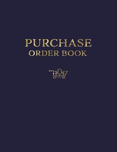 Purchase Order Book: Purchase Order Log Book | Purchase Order Book ...