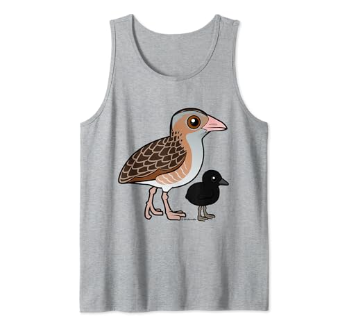 Cute Corn Crake by Birdorable