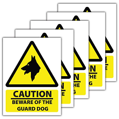 RDLCAR Beware of the Dog Signs, Durable Outdoor Gate Warning Notice ...