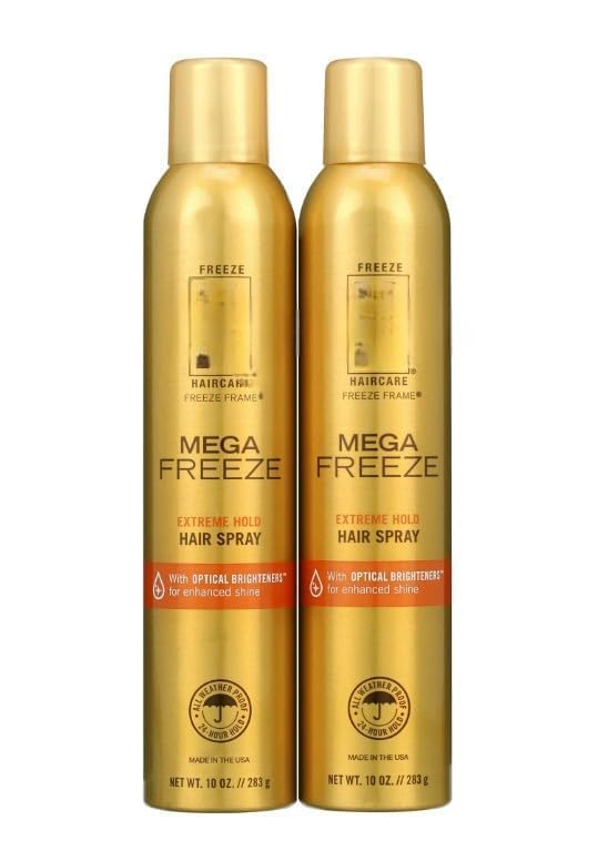 Amazon.com : Mega Extreme Hold Hair Spray, Original ~ 10 Oz - Pack Of 2 ...