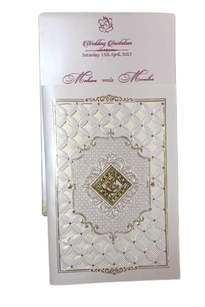 wedding card marrige card invitation card and cards 50 pcs : Amazon.in ...