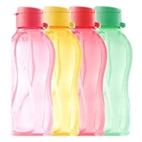 Tupperware Aqua Safe Water Bottles - Set of 4 Pieces Fliptop Lid ...