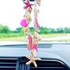 Amazon.com: Sea Shell Rear View Mirror Accessories Hanging Charms ...