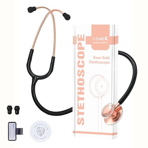 FriCARE Classic Stethoscope for Nursing School/Medical/EMT Students ...