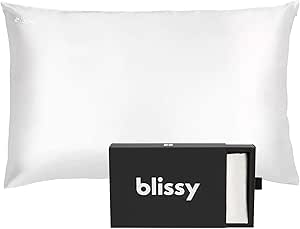 Blissy Silk Pillowcase - 100% Pure Mulberry Silk - 22 Momme 6A High ...