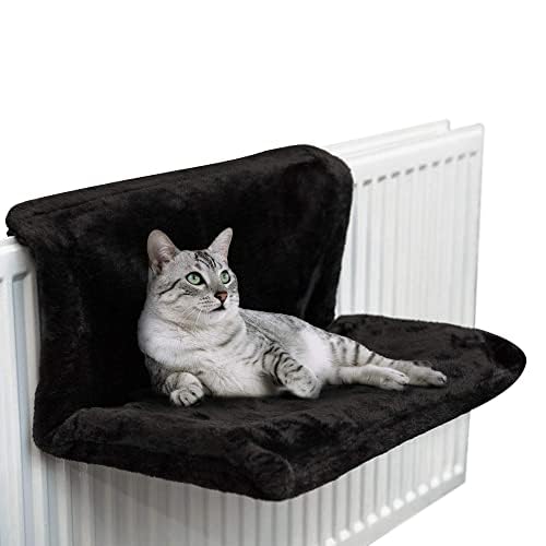 Petlicity Warm and Cosy Pet Cat and Dog Radiator Bed (Black) : Amazon ...