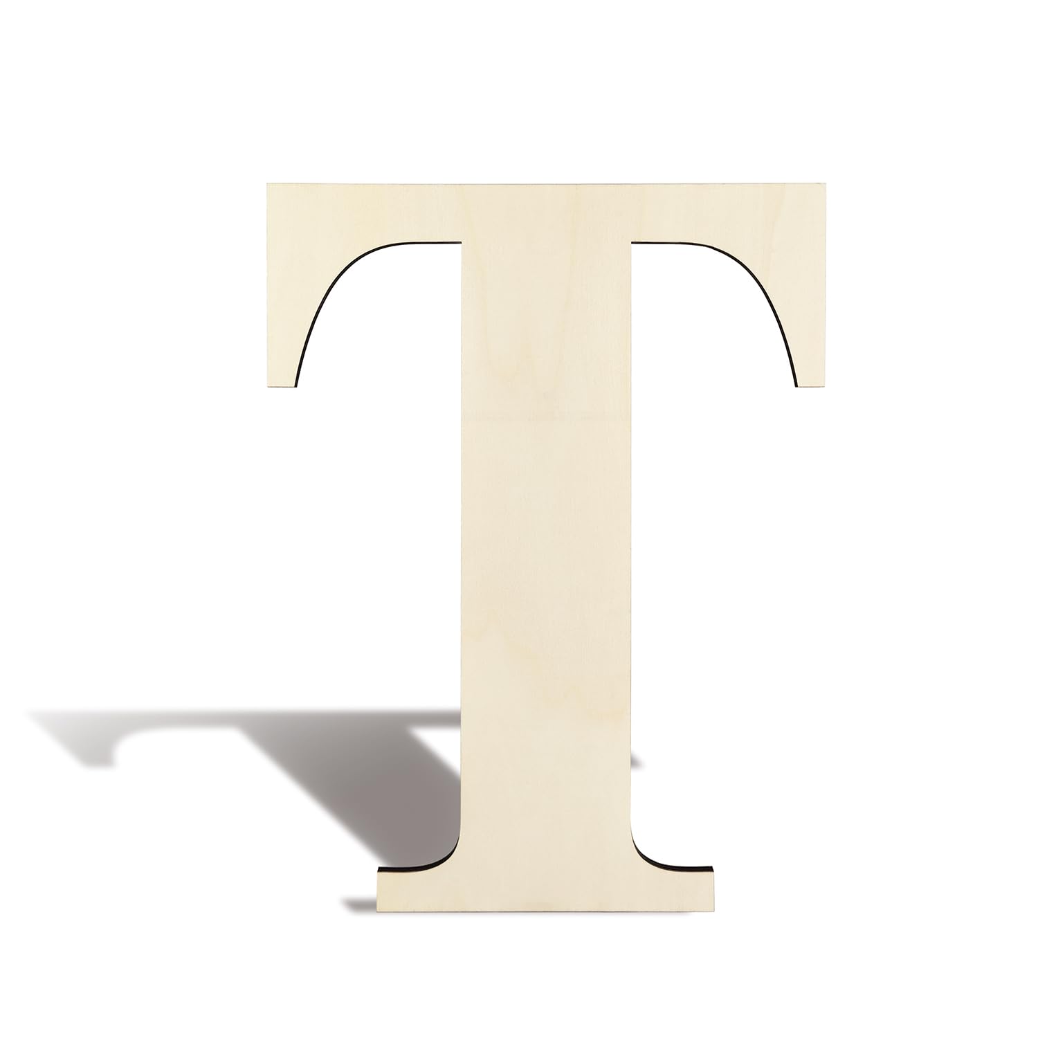 Amazon.com: 17 Inch Large Wooden Letters T Blank Unfinished Wood ...
